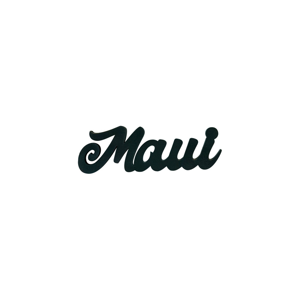 SMALL SCRIPT MAUI OPIHI STICKER – CocoNene Hawaii
