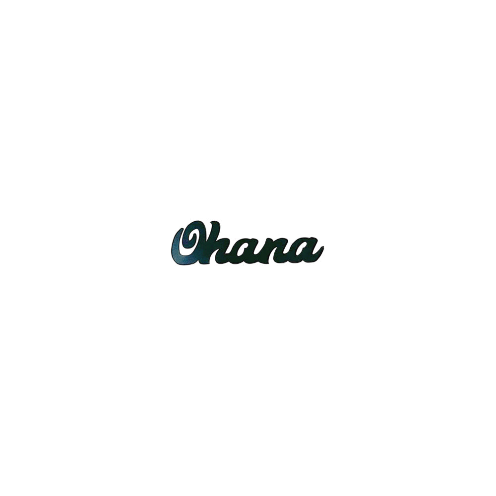 MINI SCRIPT OHANA OPIHI STICKER – CocoNene Hawaii