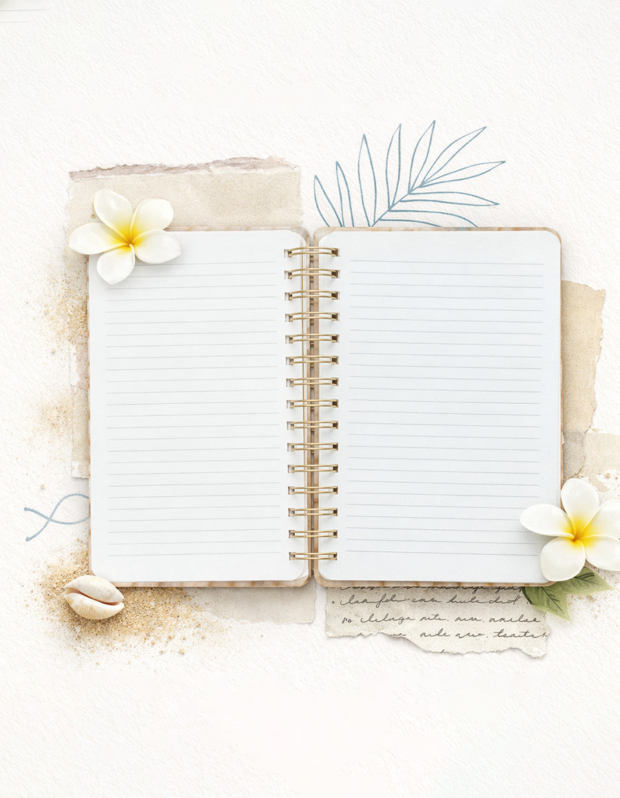 SURFER GIRL WOOD NOTEBOOK – CocoNene Hawaii